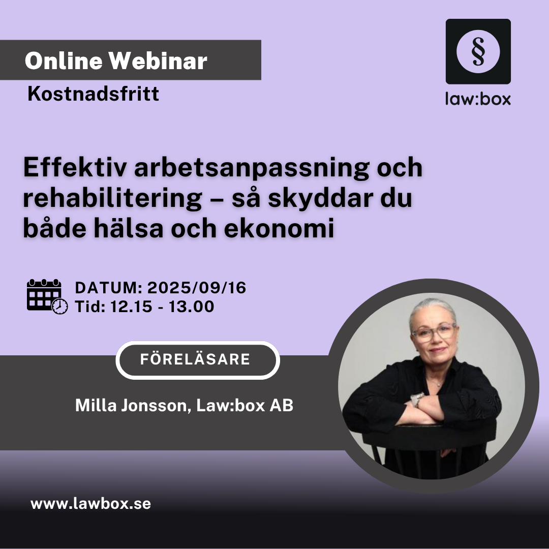 Effektiv arbetsanpassning och rehabilitering – Så skyddar du både hälsa ...